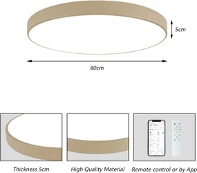 Brilagi -LED Stmív. svítidlo POOL SMART LED/100W/230V 80 cm béžová Wi-Fi Tuya+DO