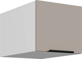 ARIA lb | horní skříňka 40 NAGU-36 1F výklopná | 40 cm | HLUBOKÁ | ANTI FINGERPRINT povrch | bílá/béžová
