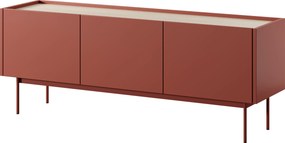 PCo Televizní skříňka CERAMIC RTV-144, 144 cm Červená