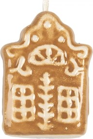 Závěsná ozdoba perníková chaloupka Gingerbread Cott - 4*4*5 cm