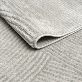 Angel Carpet, Kusový koberec Zafiro 25 Grey, 160x230, šedá, kancelář