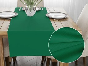 Biante Bavlněný běhoun na stůl Moni MOD-505 Zelený 45x140 cm