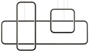 Redo 01-2100 - LED Stmívatelný lustr na lanku THAI LED/86W/230V černá
