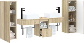 Sada koupelnového nábytku 5 ks Dub sonoma 33 x 34,5 x 100 cm 3405975