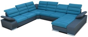 Casarredo - Komfort nábytek Rozkládací sedací souprava do U ISLAND 3 s úložným prostorem, výběr látek SK2