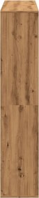 Knihovna dub artisan 132 x 29 x 141,5 cm kompozitní dřevo 3310315