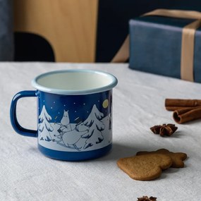 Hrnek Moomin Starry Night 0,37l, smalt / modrý