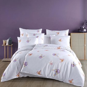 BedTex Saténové povlečení Flutter, 140 x 200 cm, 70 x 90 cm, 140 x 200 cm, 70 x 90 cm