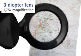 Maul Iris 8261290 černá / LED lampa s lupou / stmívatelná