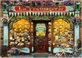 EDUCA Puzzle Obchod s jemnými sýry / 2000 dílků / 96 × 68 cm