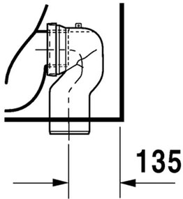 Duravit D-Code - Stojící WC, 355x560 mm, bílé 21150900002