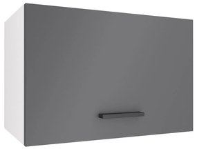Kuchyňská skříňka Belini nad digestoř 60 cm šedý mat  TOR SGP60/2/WT/SR/0/B
