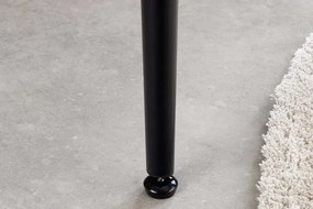 Keramický jídelní stůl Garold 140 cm černý / pískový