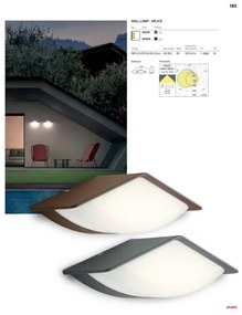Redo 90002 - LED Venkovní nástěnné svítidlo CHALET 1xLED/8W/230V IP54