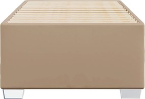 Rám postele cappuccino 90x200 cm umělá kůže 3284543