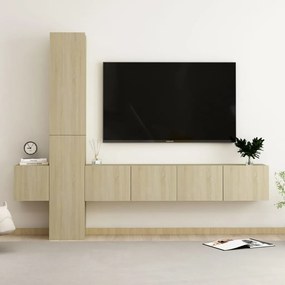 5dílný set TV skříněk dub sonoma kompozitní dřevo 3078970
