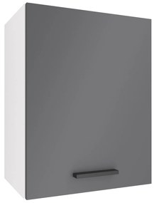 Kuchyňská skříňka Belini horní 45 cm šedý mat  TOR SG45/1/WT/SR/0/B1