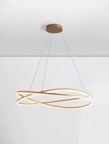 Designový lustr Ophelia zlatá