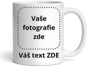 Personalizovaný hrnek s vlastní fotkou a textem – originální dárek - Hrnek XL (450 ml)