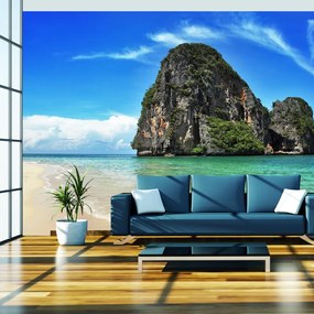 Fototapeta - Exotic landscape in Thailand, Railay beach