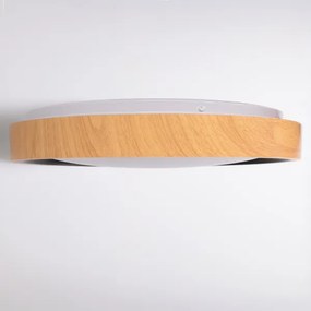 Brilagi - LED Stmív. strop. svítidlo FLOCO LED/48W/230V pr. 40 cm dřevo/černá+DO