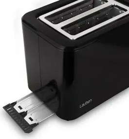 Lauben Toaster 900BC černá / Topinkovač / 900W / 2 plátky pečiva / 7 s