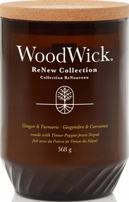 WoodWick vonná svíčka s dřevěným knotem Renew Ginger & Turmeric 368 g