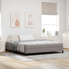 Postel s boxspringem Taupe 180 x 200 cm textil 3398511