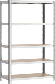 Dílenský regál Wiltec – 100 × 50 × 200 cm, 200 kg (62867)