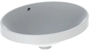 Geberit VariForm - Umyvadlo zápustné 500x400 mm, s přepadem, bílá 500.708.01.2