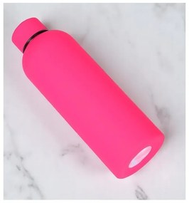 Flamenco Mystique Láhev na vodu 500ML nerezová ocel termoláhev fuchsiová vrstva SOFT TOUCH BD46F