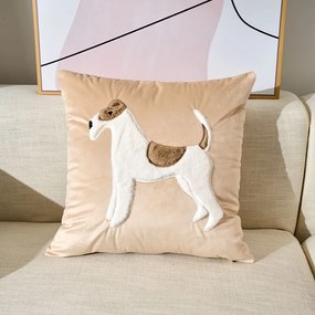 Dekorativní povlak na polštářek - roztomilá zvířátka (45x45 cm) Varianta: Khaki pes