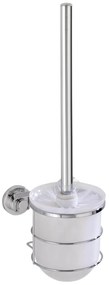 WENKO nástěnná WC souprava BEZ VRTÁNÍ PowerLoc BOVINO nerez 38x12x13 cm