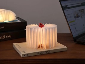 Černá přenosná světelná dekorace na USB BookLight – Gingko