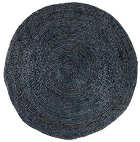 Tmavě šedý kulatý koberec House Nordic Bombay, ø 150 cm