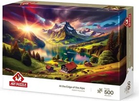 ART PUZZLE 40505 Puzzle Na úpatí Alp / 500 dílků / od 8 let