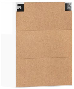 Nástěnné skříňky 2 ks bílé s vysokým leskem kompozitní dřevo,  3197877