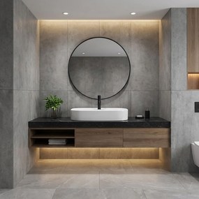 Rea Verona, umyvadlo na desku 650x440x120mm, bílá lesklá, REA-U3325