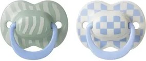 TOMMEE TIPPEE Dudlík Ultimate Fit silikonový, Boy / 6-18 měsíců / 2 ks