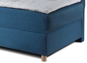 NEW DESIGN postele Rohová postel boxspring NOVO s úložným prostorem a čely, 80×200 cm, matrace a rošt v ceně Velikost postele: 80 × 200 cm, Strana: L…