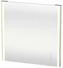 Duravit XSquare - Zrcadlo 80x80 cm, s LED osvětlením a vyhříváním XS7012000000000