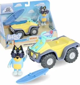 MOOSE Bluey Bandit s plážovou čtyřkolkou / Figurka a vozidlo / od 3 le