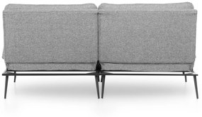 Atelier del Sofa 3-místná pohovka Martin Sofabed - Grey GR110, Šedá