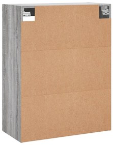 Nástěnné skříňky 2 ks šedé sonoma kompozitní dřevo,  3197919