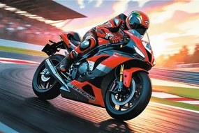 TREFL Puzzle Rychlý motorkář / 100 dílků / od 5 let