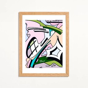 PAUSER | S-Mesh Rám: Dubový, Velikost: 60 x 40 cm