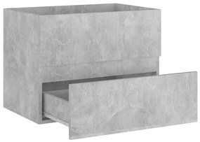 Skříňka pod umyvadlo betonově šedá 60x38,5x45 cm dřevotříska - Default Title