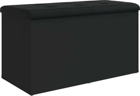 vidaXL Úložná lavice 82 x 42 x 45 cm kompozitní dřevo [835048] Barva: Černá