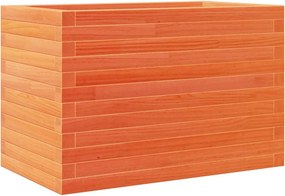 Zahradní truhlík voskově hnědý 70x40x46 cm masivní borové dřevo 3282441