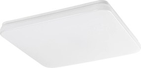 Rabalux Bílé stropní LED svítidlo Lowar hranaté 410x410mm 36W IP44 CCT 77136
